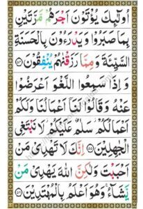 Color coded Para 20 - Learn Quran Basics